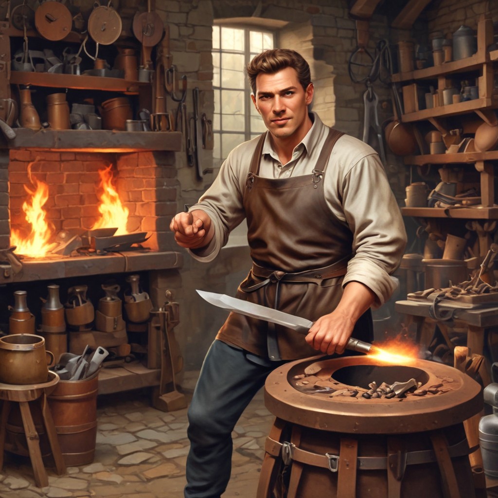 Convert Photo to Blacksmith in the Middle Ages Style (Free Online & AI ...