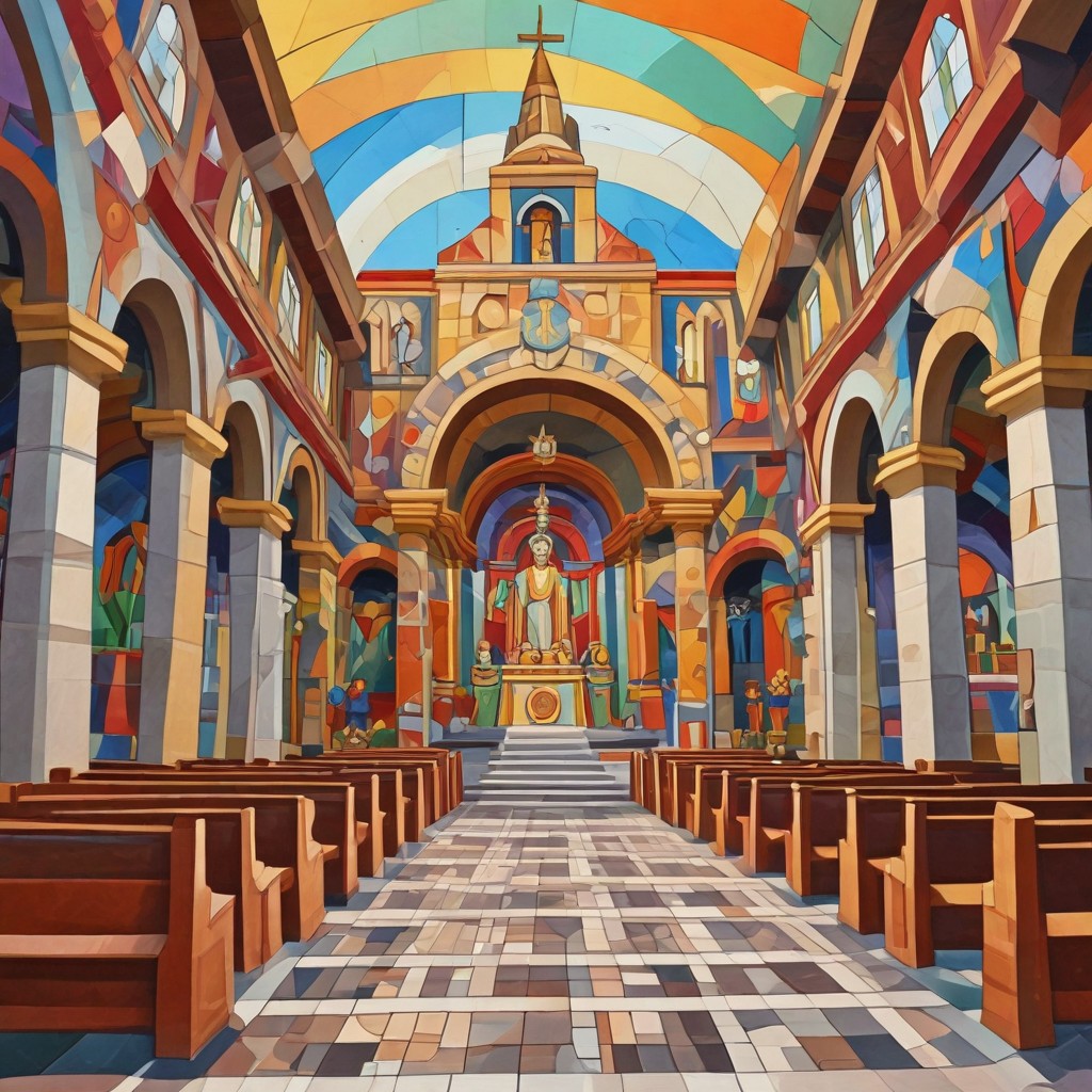 Convert Photo to Cubism of San Guillermo Church of Bacolor Style (Free ...