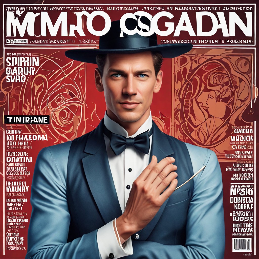 Convert Photo to Professional Sharp Magician Color Magazine Cover Style ...