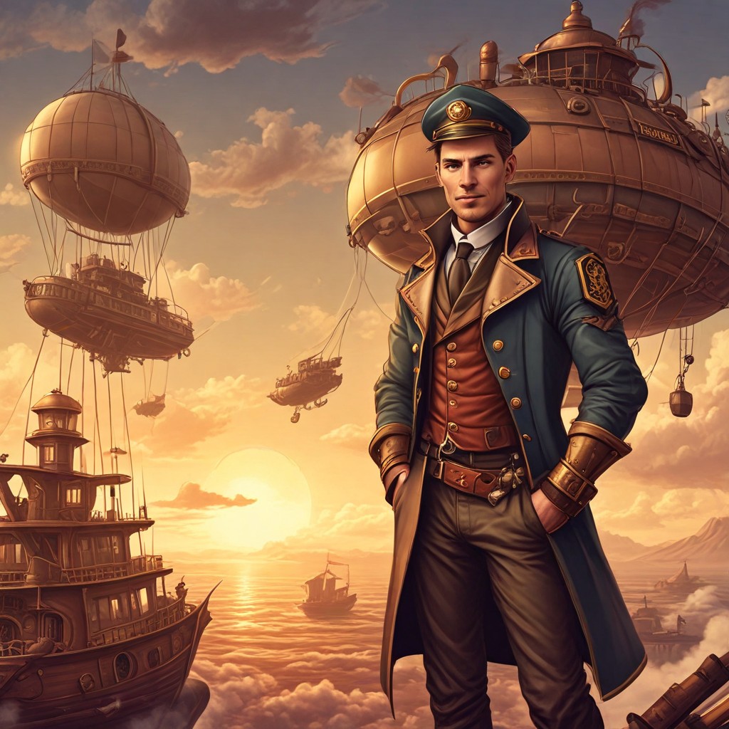 Convert Photo to Steampunk Airship Captain Style (Free Online & AI-Powered)