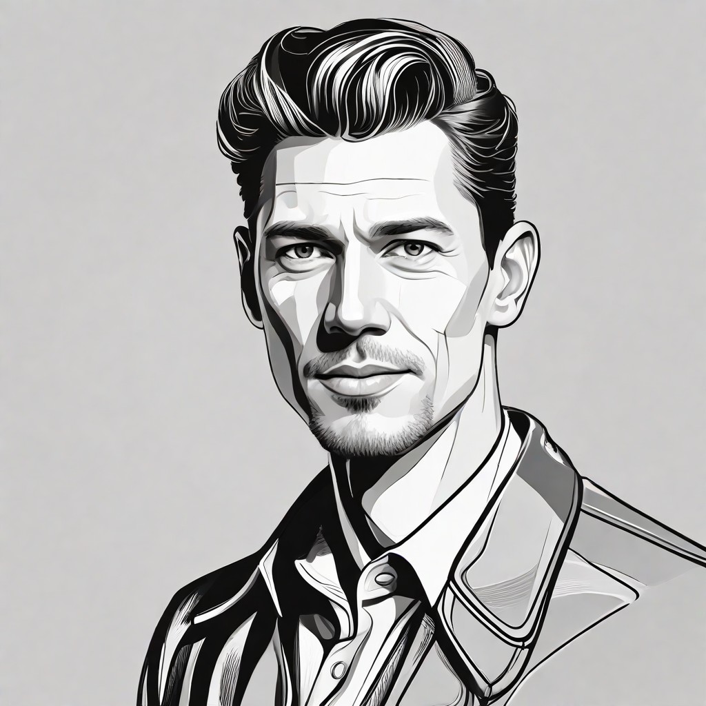 Convert Photo to Black and White Portrait Vector Style (Free Online ...