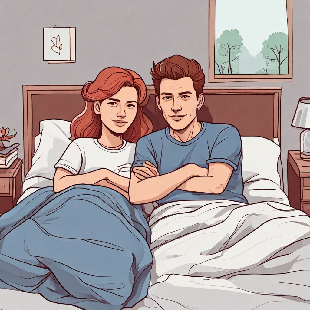 Convert Photo to Brother and Sister Share a Bed When Alone at Home ...