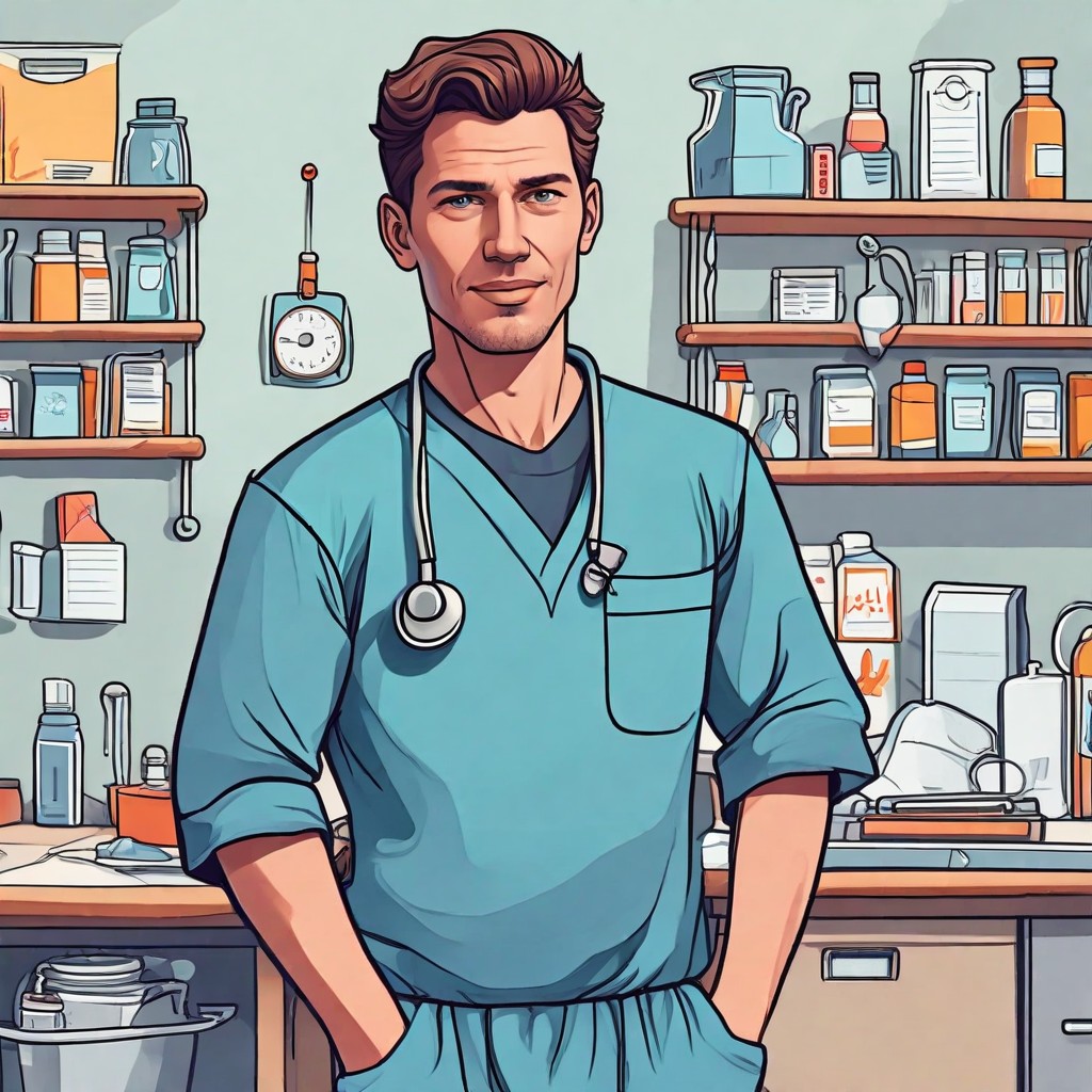 Convert Photo to Cartoon Wearing Scrubs Style (Free Online & AI-Powered)