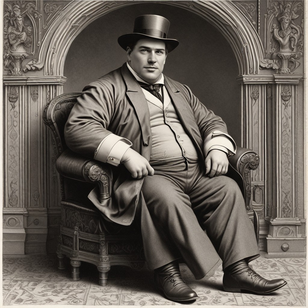 Convert Photo to Fat Victorian Man Sitting Style (Free Online & AI-Powered)