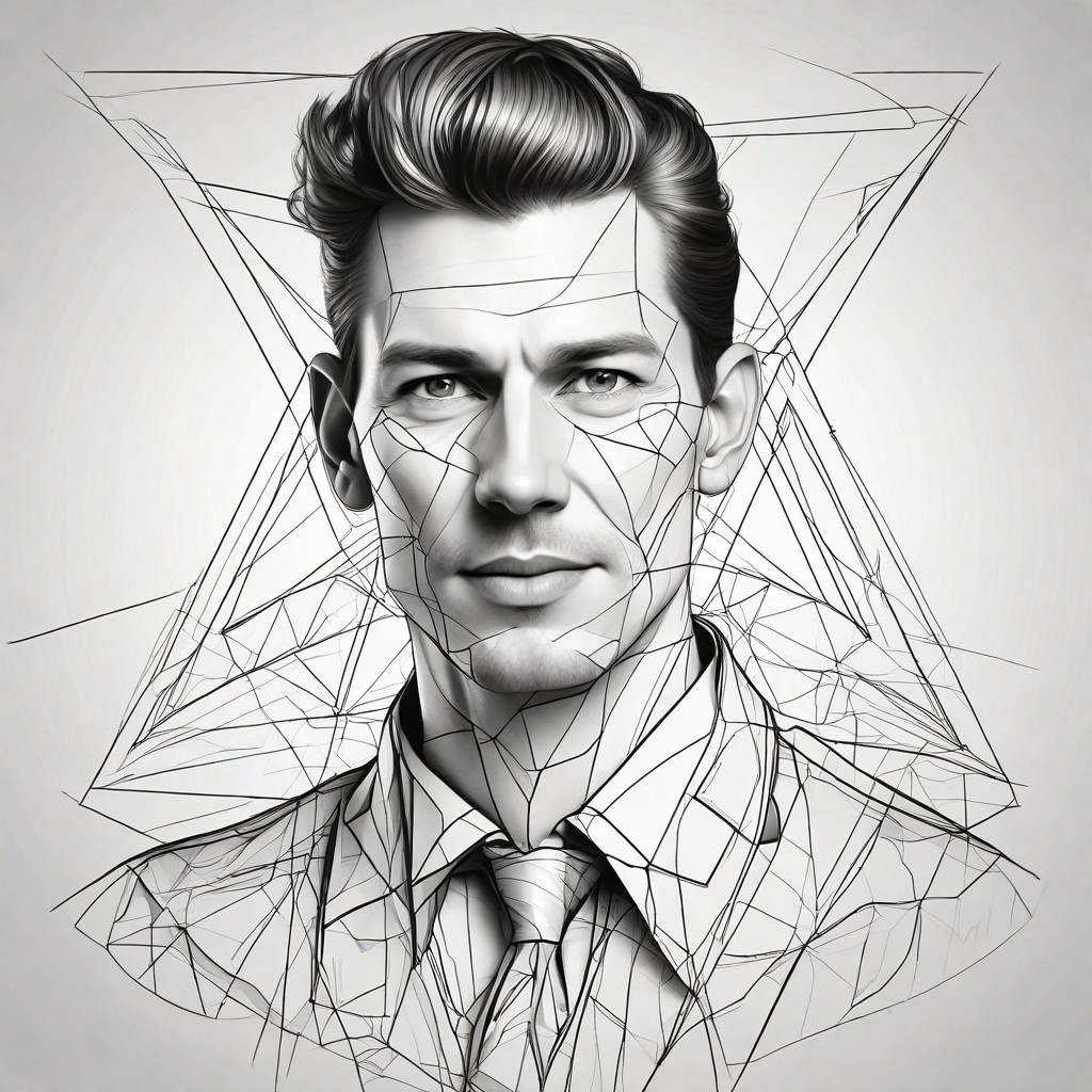 Convert Photo to Geometric Outline Triangles Style (Free Online & AI ...