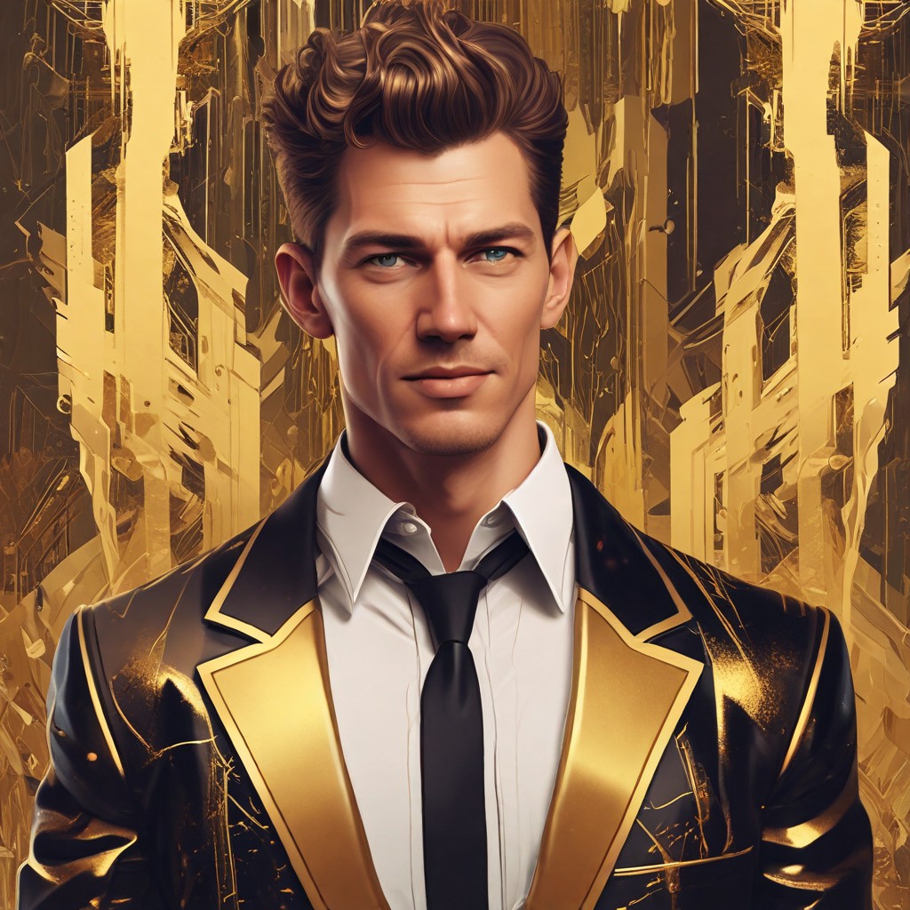 Convert Photo to Gold Glitchy OC Style (Free Online & AI-Powered)