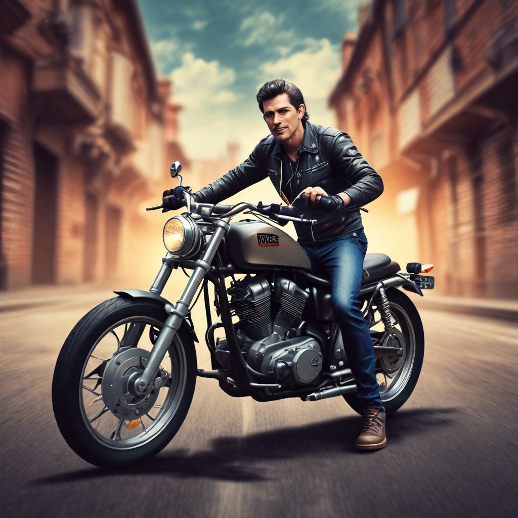 Convert Photo to Motorradrocker Foto Style (Free Online & AI-Powered)