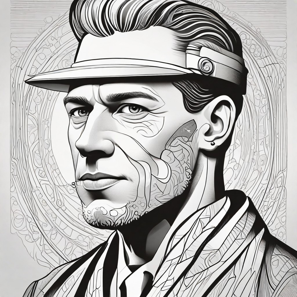 Convert Photo to One Color Portrait Illustration for CNC Cutting Style ...