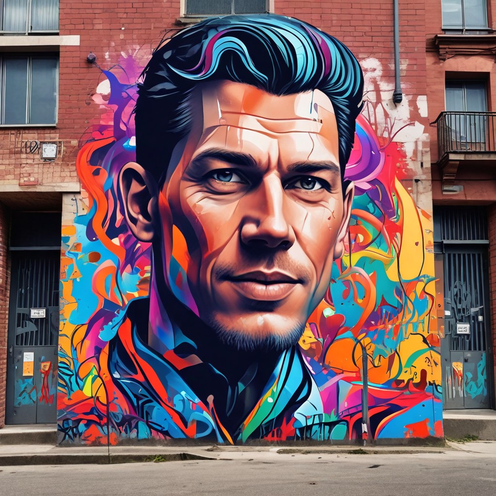 Convert Photo to Poly Art, Street Graffiti Style (Free Online & AI-Powered)