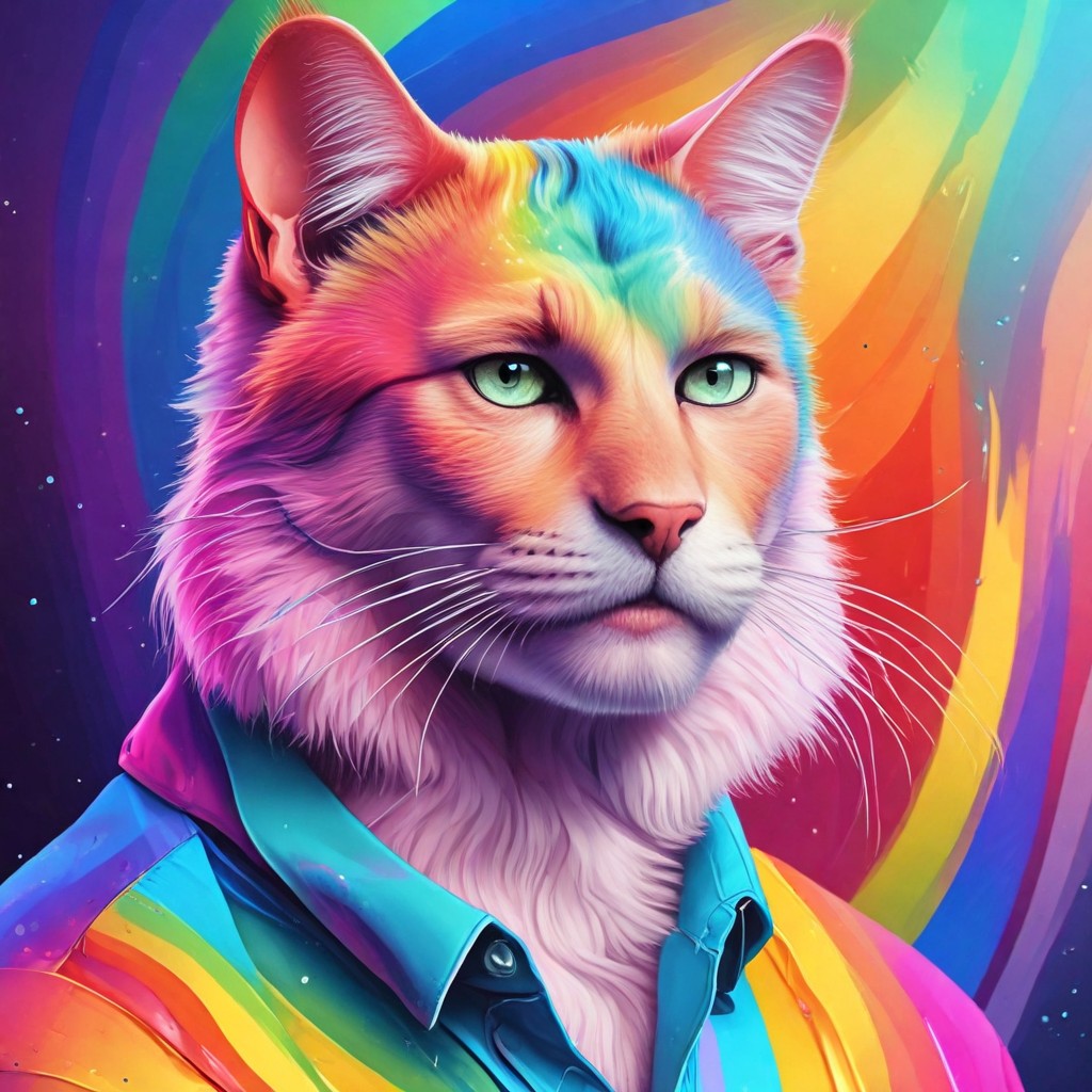 Convert Photo to Rainbow Cat Style (Free Online & AI-Powered)