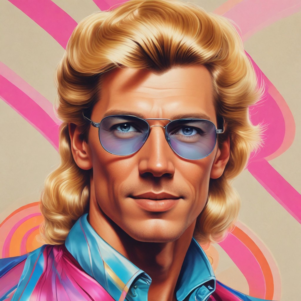 Convert Photo to Realism Color 1970s Disco Blonde Style (Free Online ...