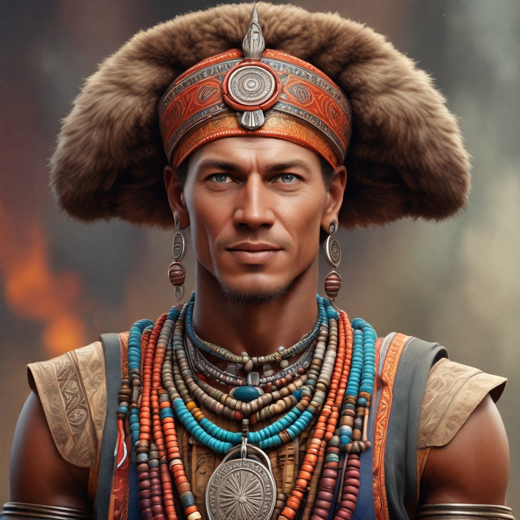 Convert Photo to Realistic Color Nigerian Warrior Style (Free Online ...