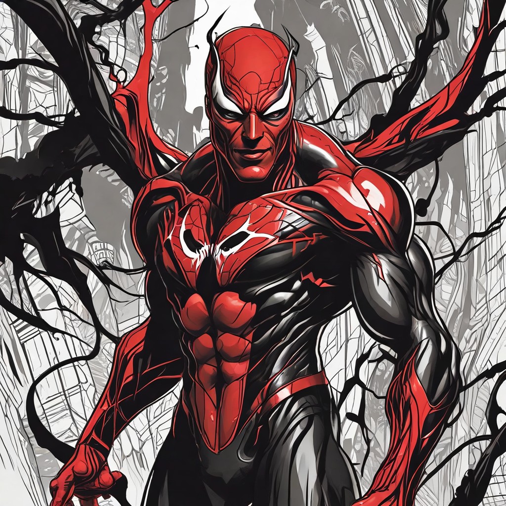 Convert Photo to Red and Black Venom Style (Free Online & AI-Powered)