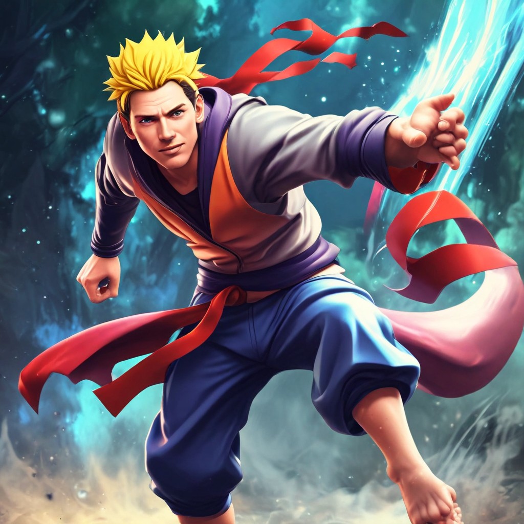 Convert Photo to Sasuke Naruto Fighting Color Photo Style (Free Online ...