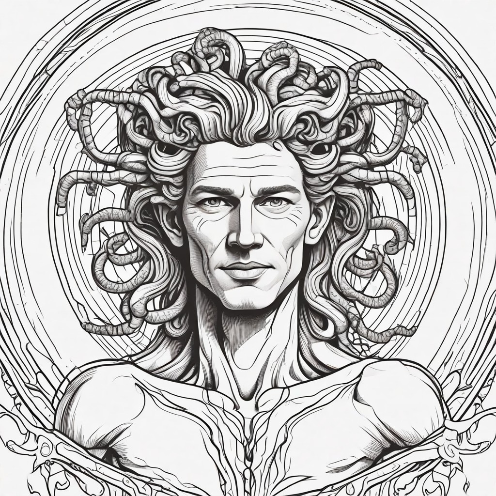 Convert Photo to Simple Line Art Medusa Style (Free Online & AI-Powered)