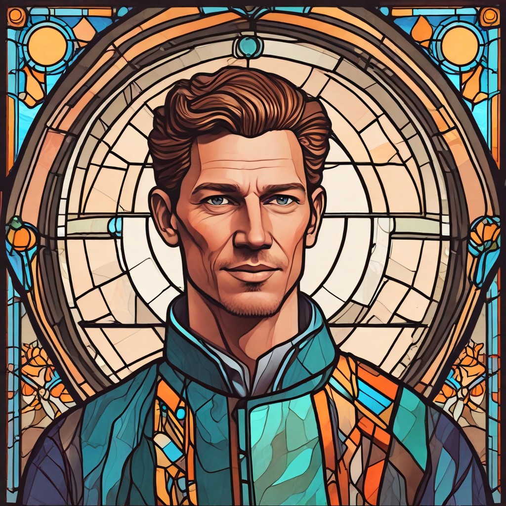 Convert Photo to Stained Glass Simple Style (Free Online & AI-Powered)