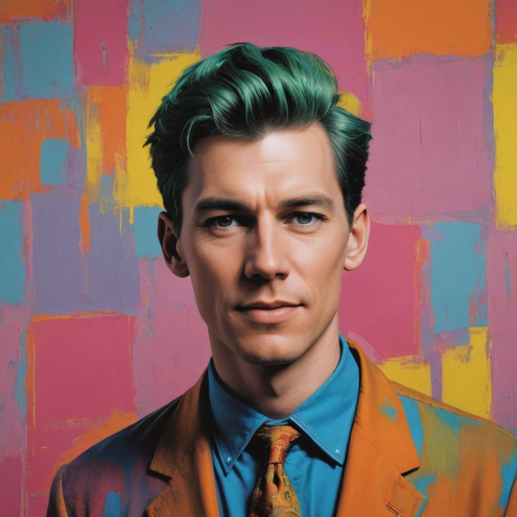 Convert Photo to Andy Warhol Modern Art with Bright Colors Style (Free ...