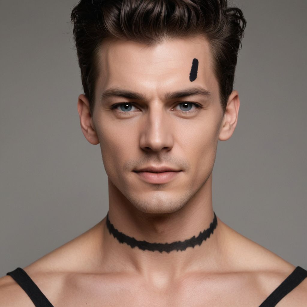 Convert Photo to Black Eye Shadow, Black Eyeliner, Black Lip Style ...