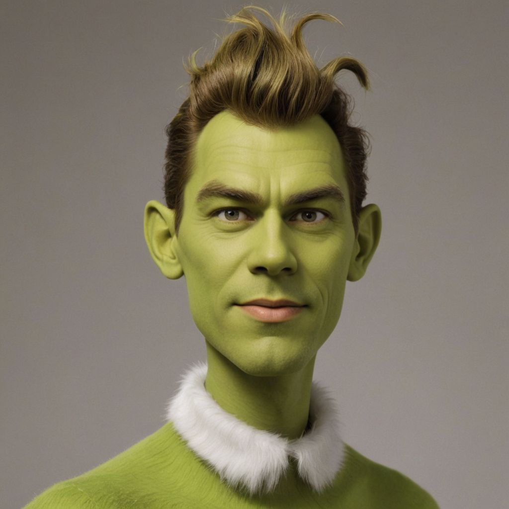 Convert Photo to Grinch but Still Recognizable Facial Features Style ...