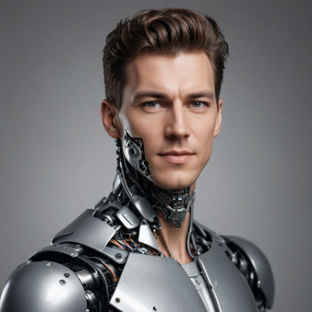 Convert Photo to Half Face Robot Style (Free Online & AI-Powered)