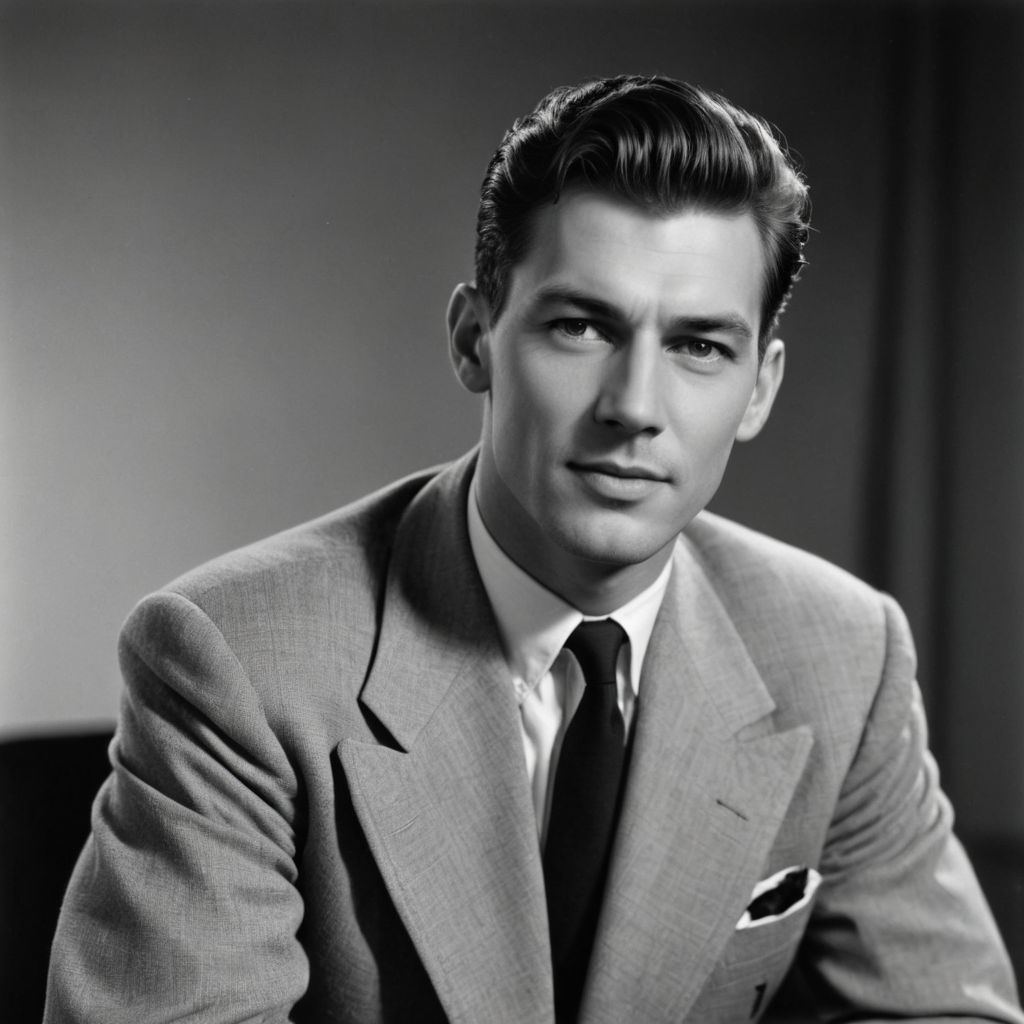 Convert Photo to Harcourt Black and White 1950 Glamour Style (Free ...