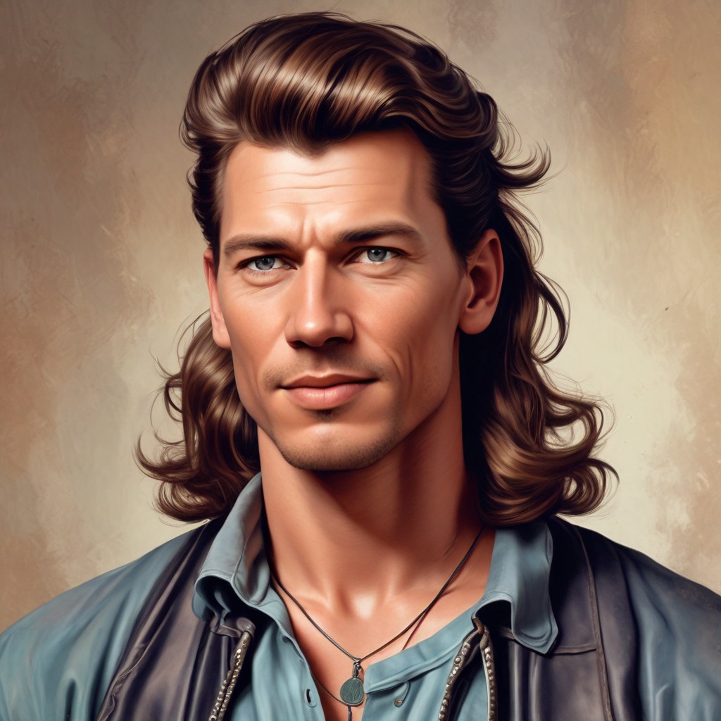 Convert Photo to Realism Color Man with Mullet Style (Free Online & AI ...