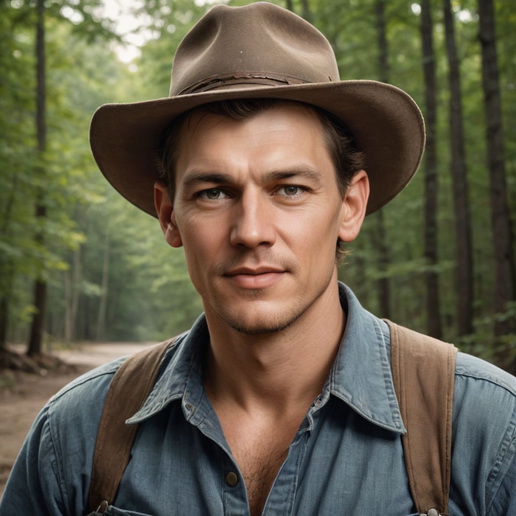 Convert Photo to Realistic Color Hillbilly Moonshiner Style (Free ...