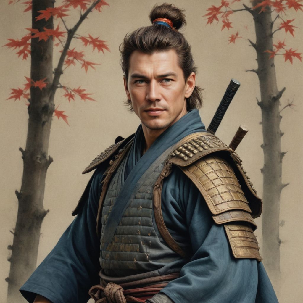 Convert Photo to Realistic Color Japanese Samurai Style (Free Online ...