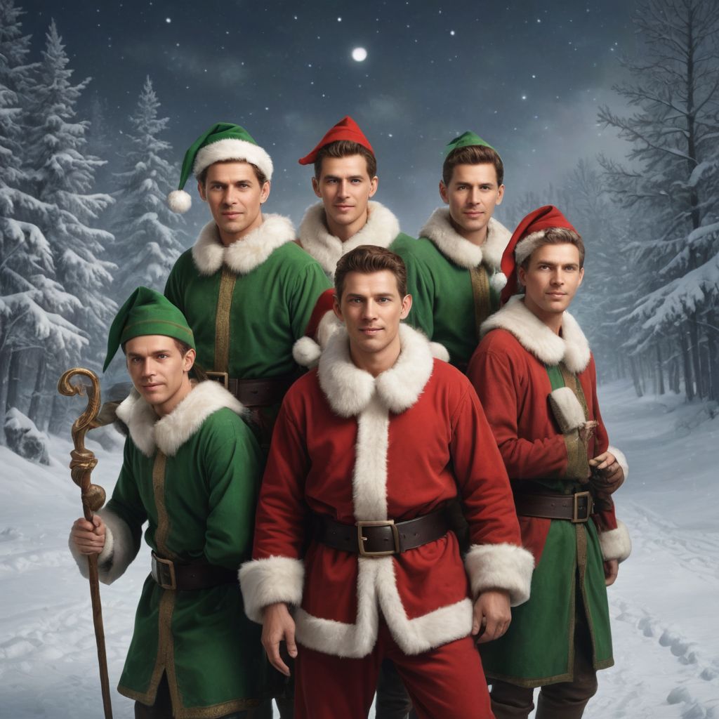 Convert Photo to Santa with 3 Elves Style (Free Online & AI-Powered)