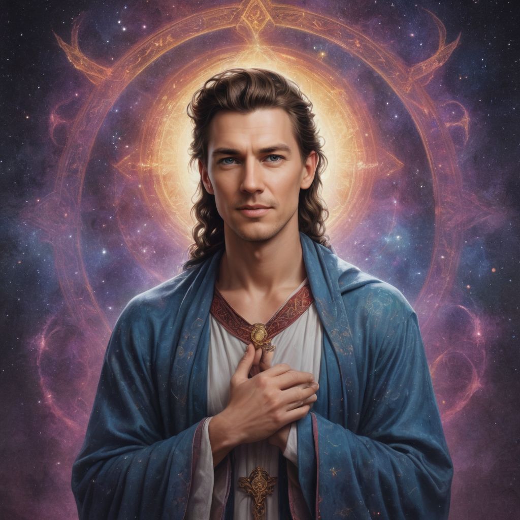 Convert Photo to Sign Virgin with Mystic Background Style (Free Online ...