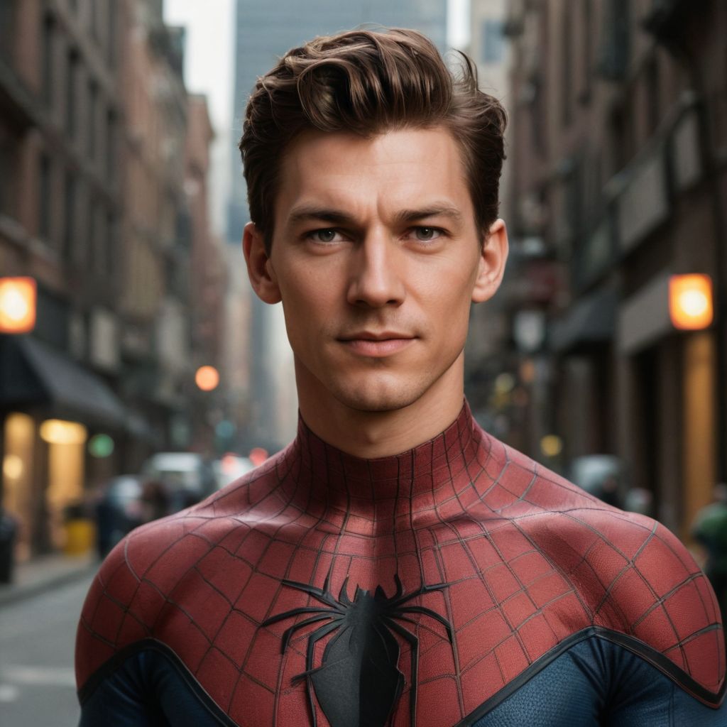 Convert Photo to Spider-Man Face Color Photo Style (Free Online & AI ...