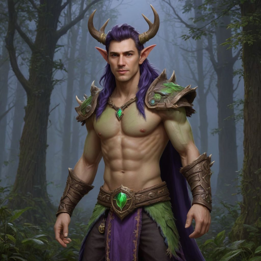 Convert Photo to World of Warcraft: Night Elf Druid Style (Free Online ...