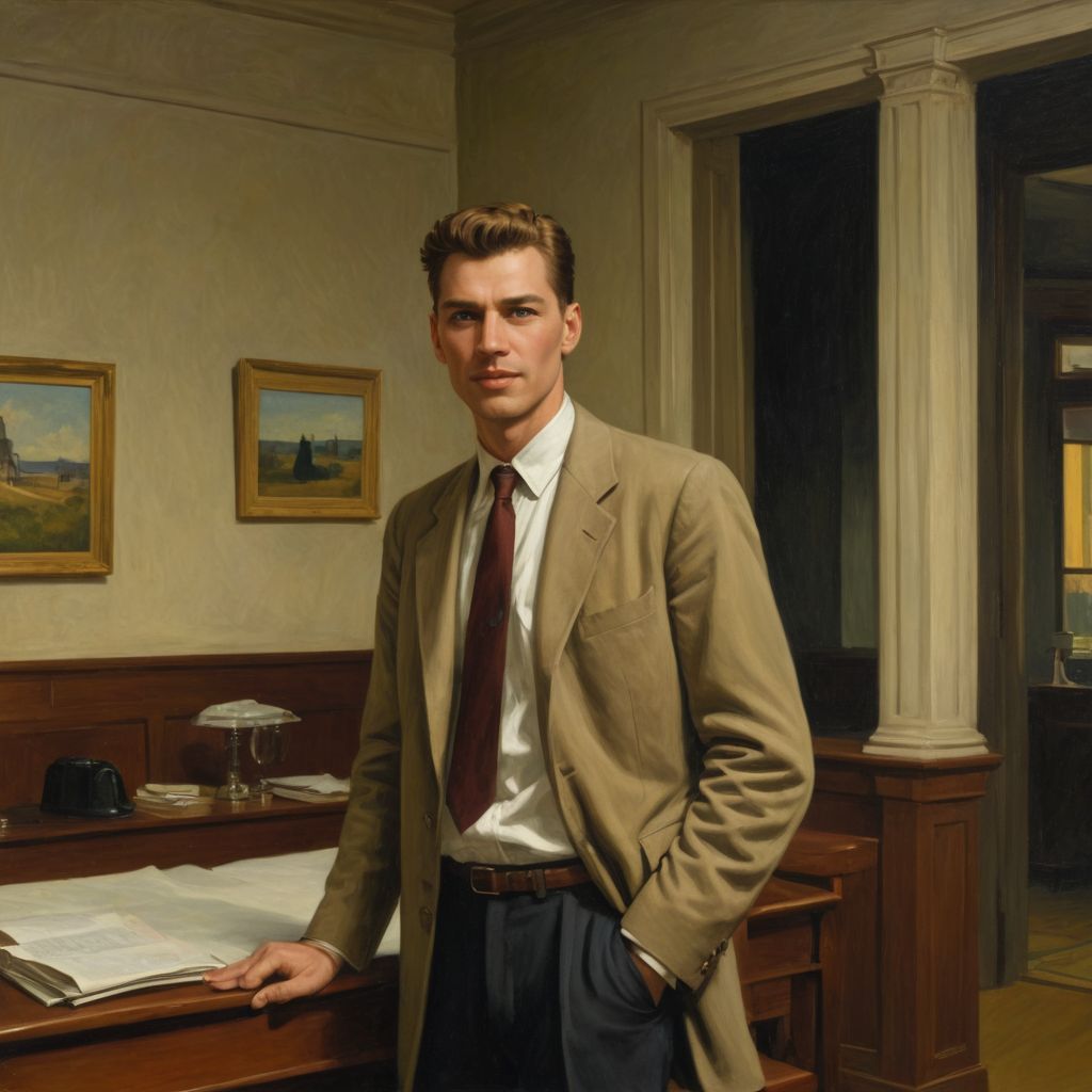 Convert Photo to American Painter Edward Hopper Style (Free Online & AI ...