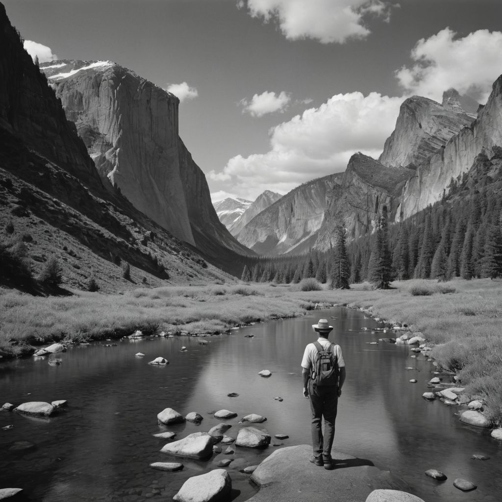 Convert Photo to American Photographer Ansel Adams Style (Free Online ...