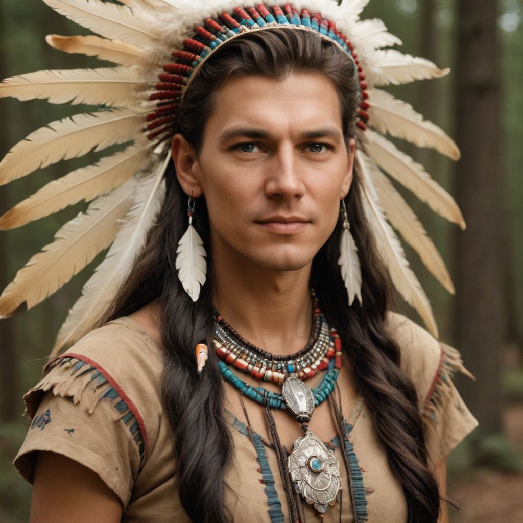 Convert Photo to Native American Princess No Headdress Style (Free ...