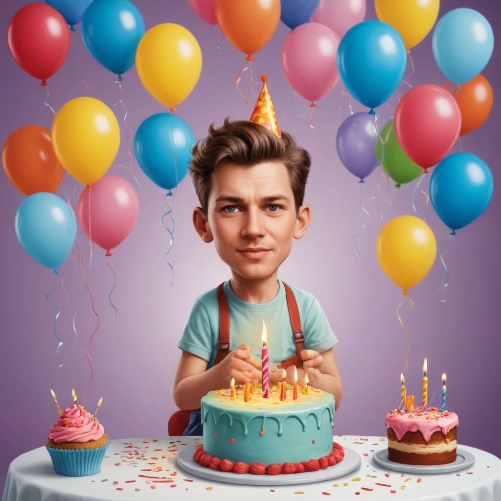 Convert Photo to Happy Birthday Kids Cartoon Style (Free Online & AI ...