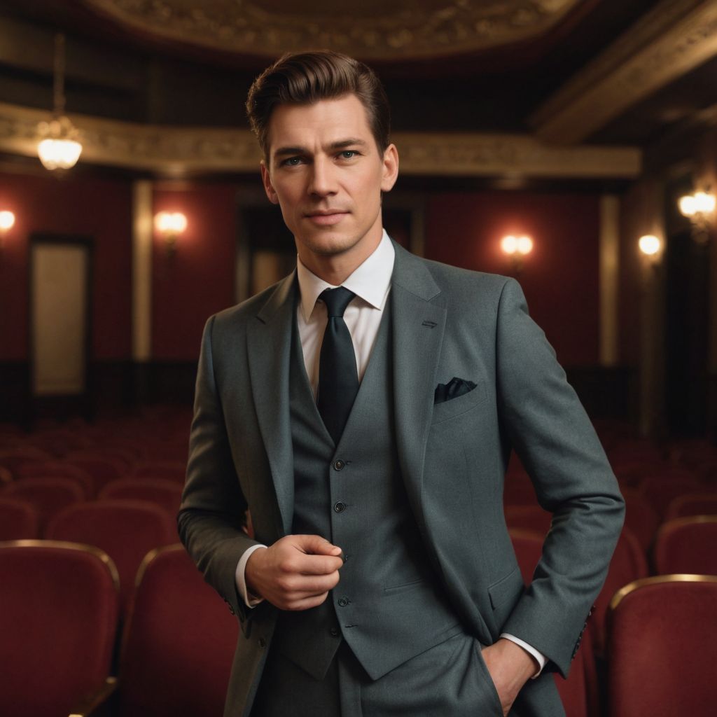 Convert Photo to Man in a Beautiful Suit at the Theater Style (Free ...