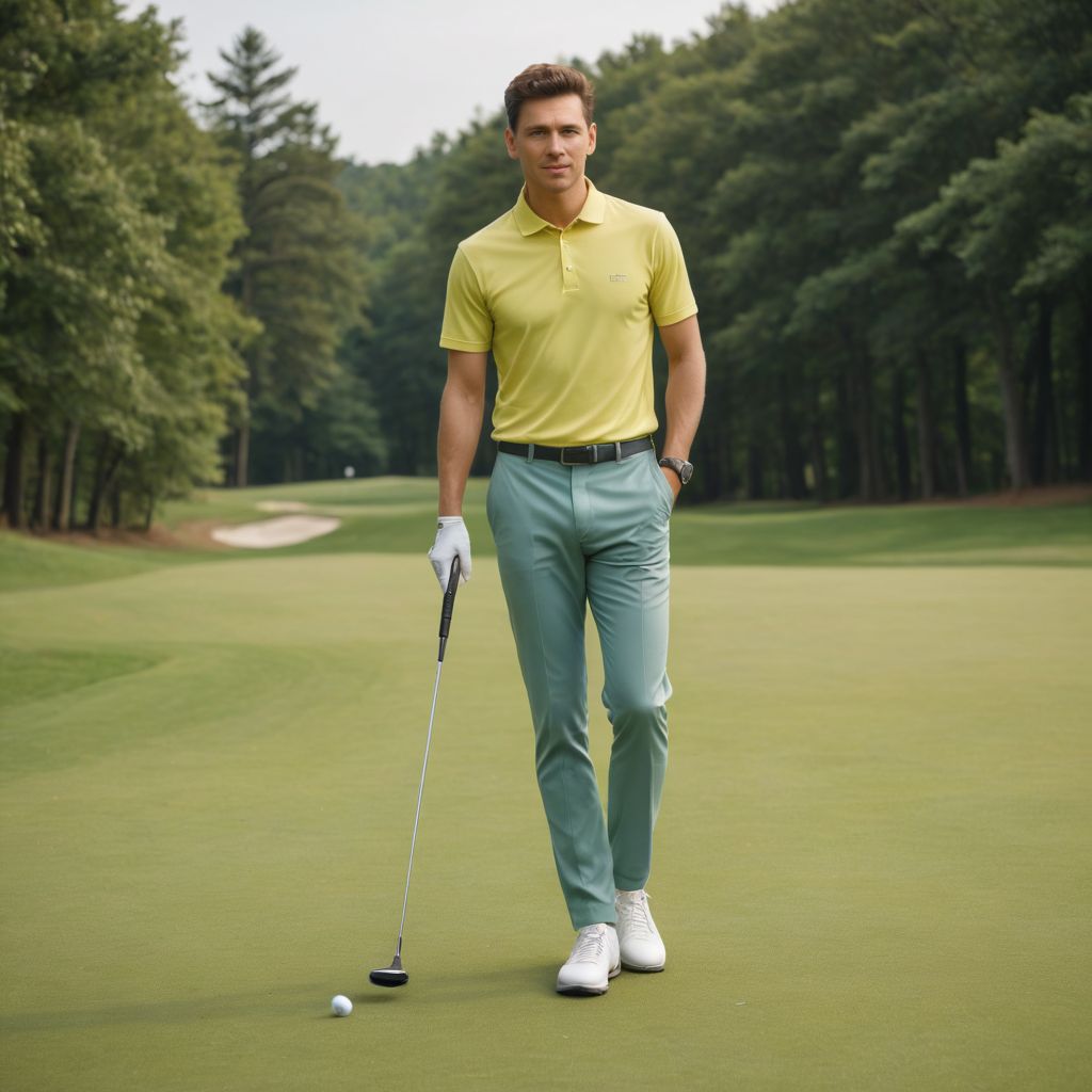 Convert Photo to Playing Golf Wearing Loud Golf Clothes Style (Free ...