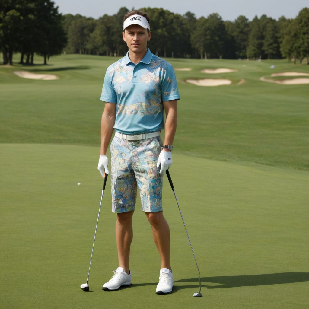 Convert Photo to Playing Golf with Outrageous Golf Attire Style (Free ...