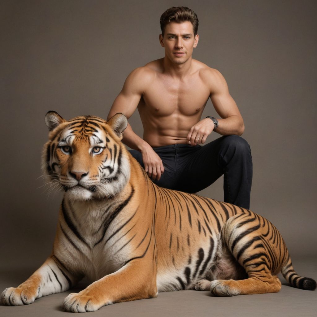 Convert Photo to Man Sitting on a Tiger Style (Free Online & AI-Powered)