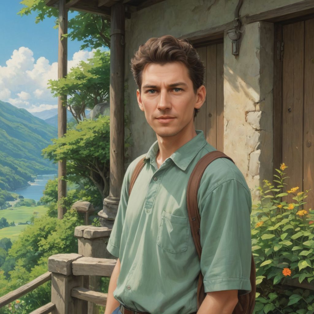 Convert Photo to Restly Image in Studio Ghibli Keep All Details Style ...