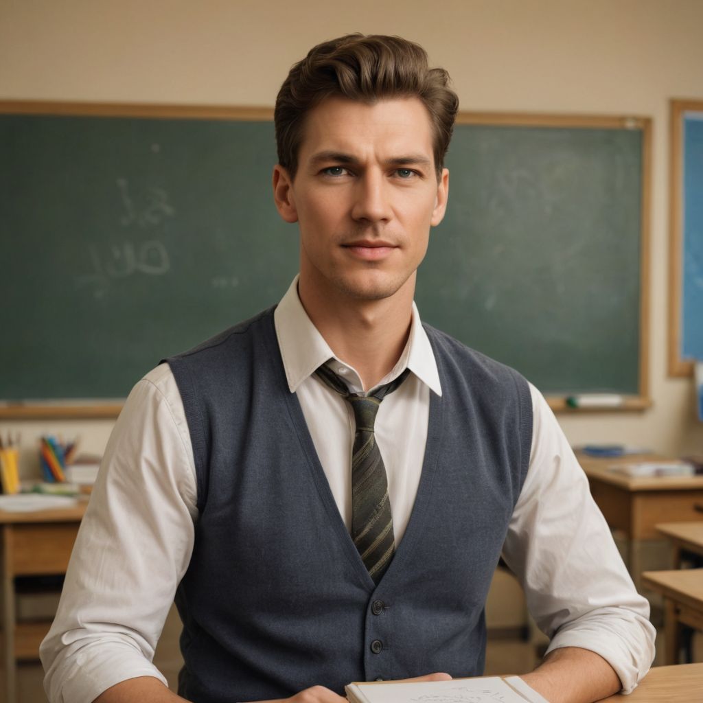 Convert Photo to A Teacher in a School Classroom Style (Free Online ...