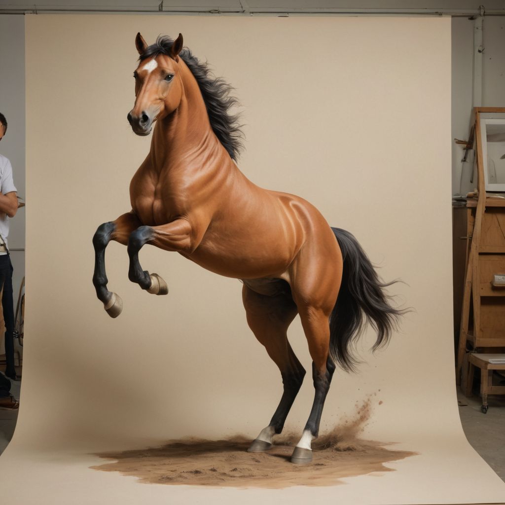 Convert Photo to Anamorphic Horse Style (Free Online & AI-Powered)