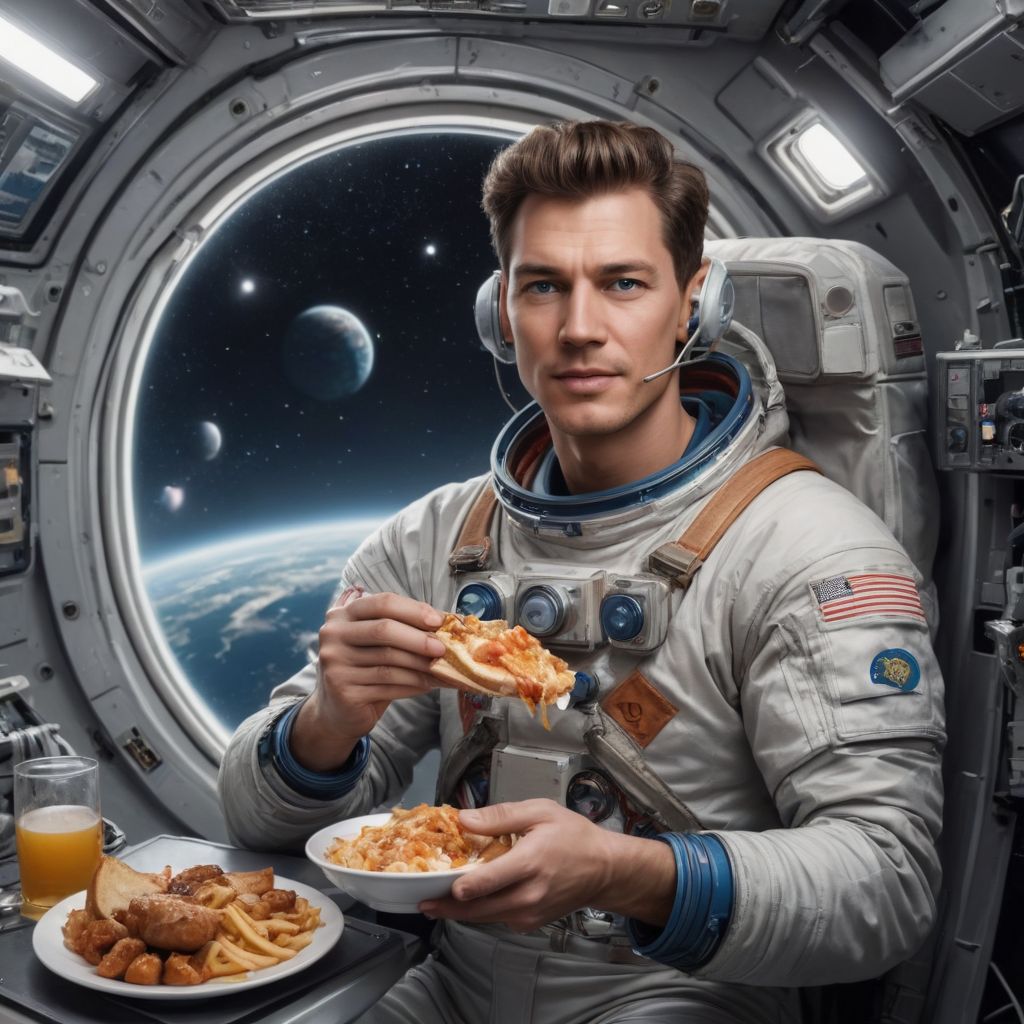 Convert Photo to Eating Food in Space Style (Free Online & AI-Powered)