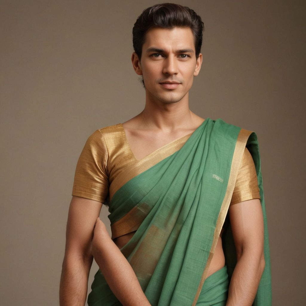 Convert Photo to Kerala Model Wearing Saree Style (Free Online & AI ...