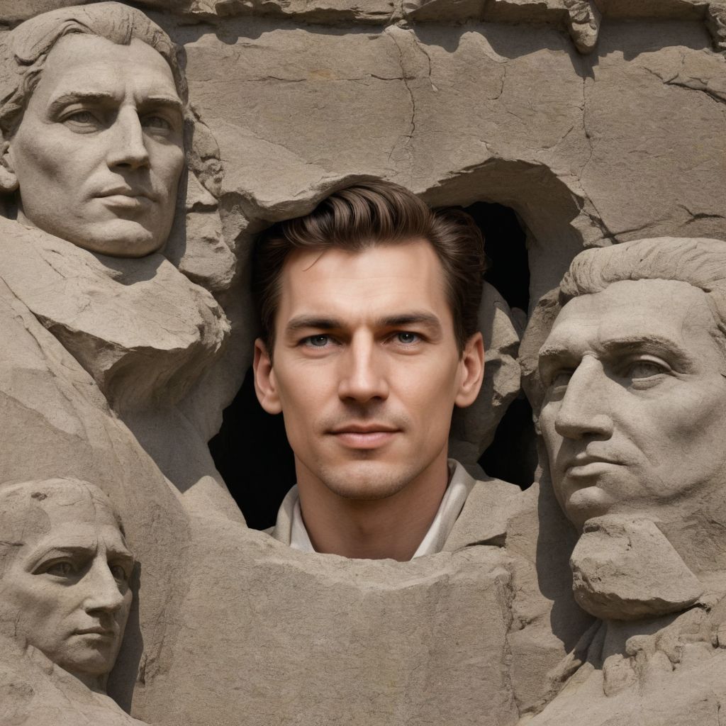 Convert Photo to Mount Rushmore Face in Hole Style (Free Online & AI ...