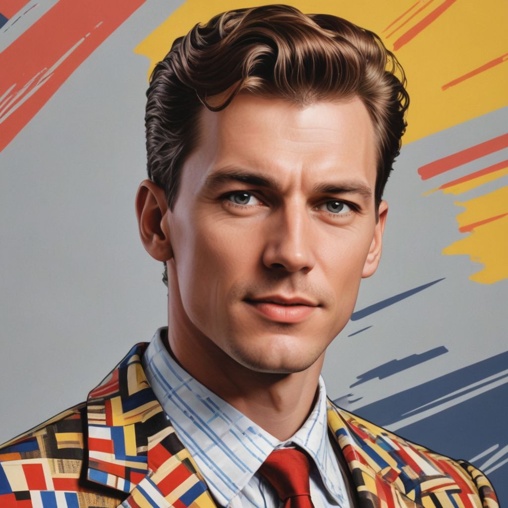 Convert Photo to Pop Art Portrait in the Style of Lichtenstein Style ...