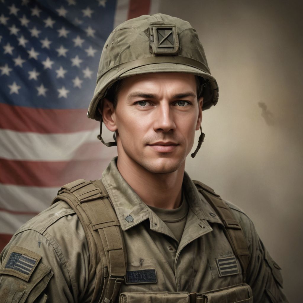 Convert Photo to Realistic Color American Soldier Style (Free Online ...