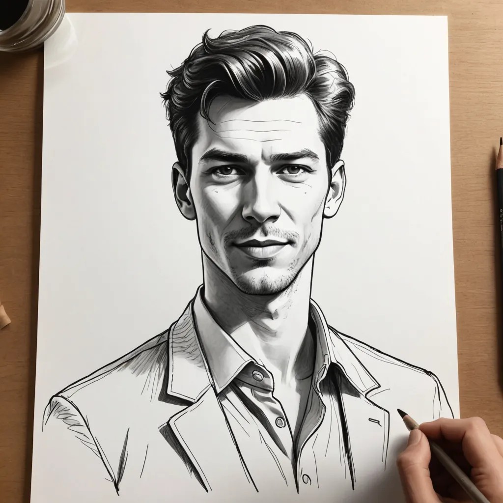 Convert Photo to A Sketch Draw for Computer Animation Style (Free ...