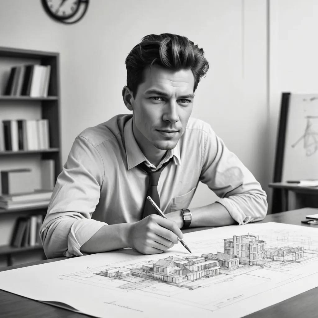 Convert Photo to Architectural Drawing in Pencil Style (Free Online ...